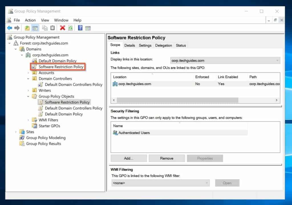 Using Group Policy to Enhance Active Directory Security