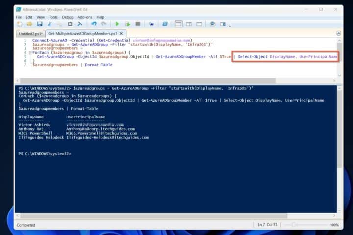 Get-AzureADGroup: PowerShell Group Reporting Filter Examples